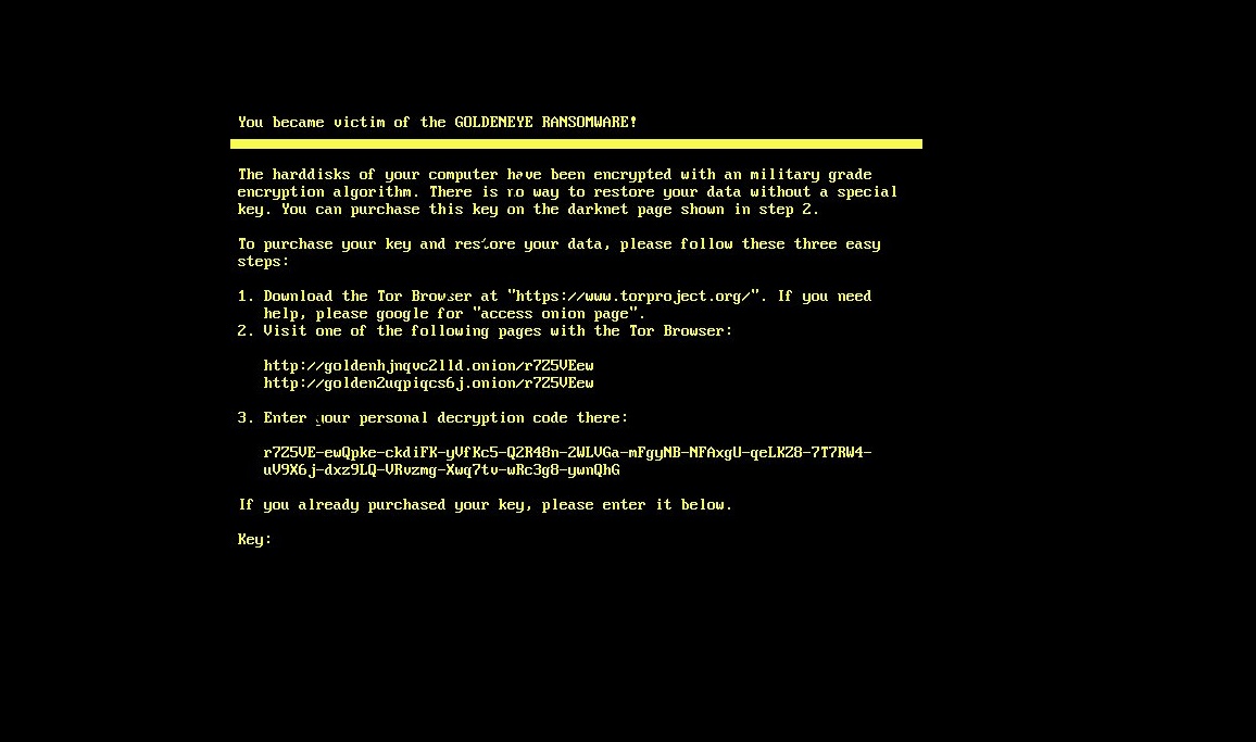 New Goldeneye Ransomware Infection - Remove It and Fix Your PC