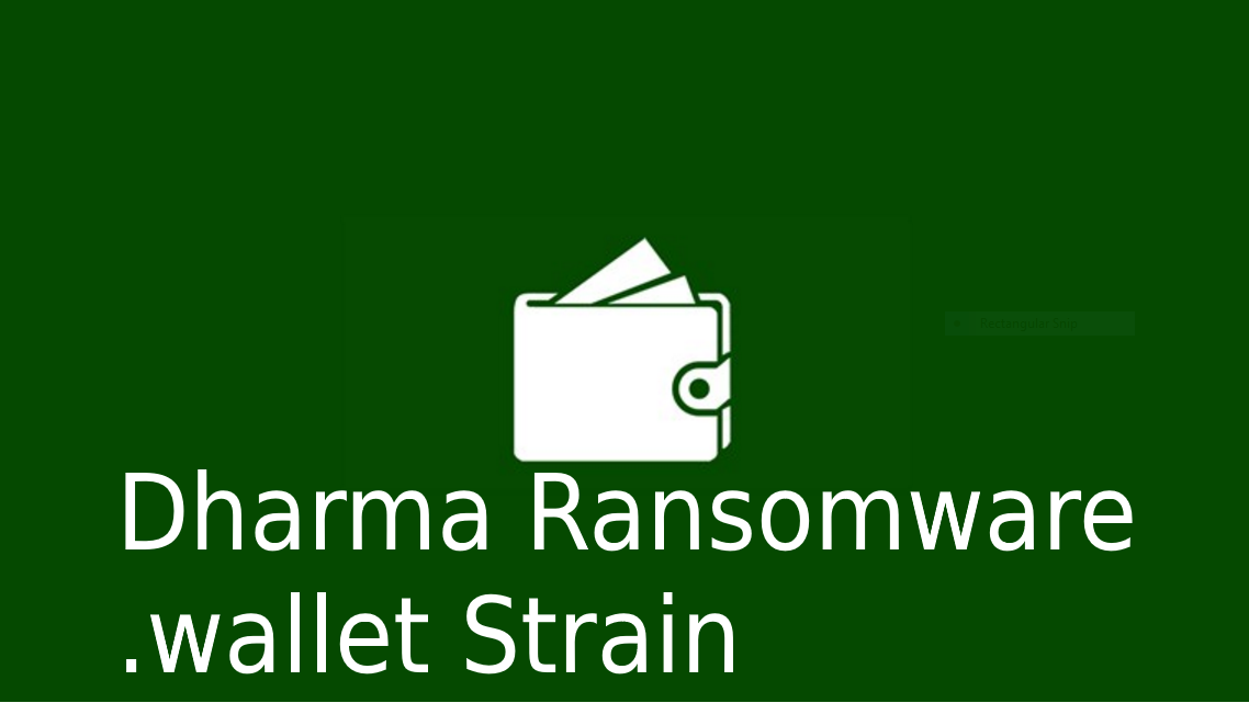 Updated: How To Restore .wallet Files and Remove The Dharma Ransomware ...