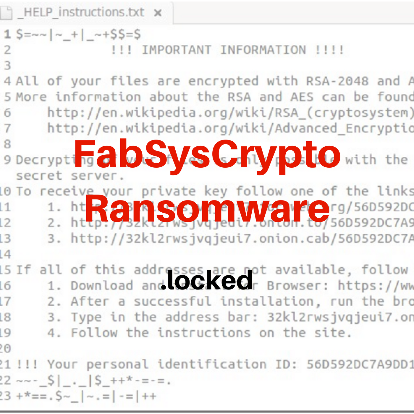 Ransomware Removal