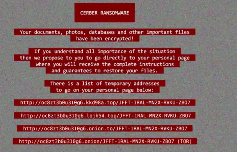 Updated Red Cerber 2017 Ransomware Virus Removal Steps